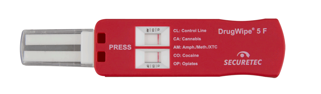 Oberflächentest Drogen DrugWipe® F - Securetec Detektions-Systeme AG
